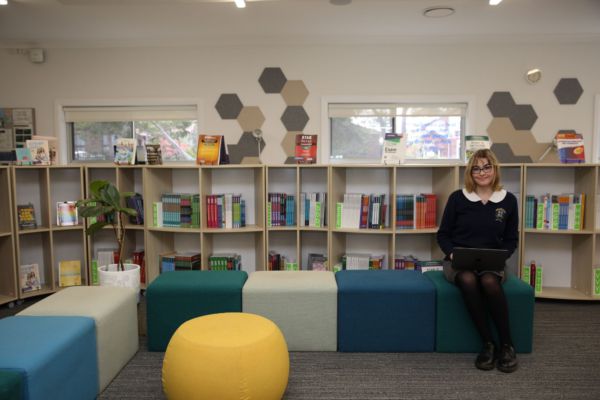 Revamped learning space with new library | St Aloysius College Cronulla